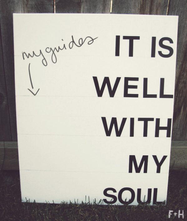 How To Create An Easy DIY Quote Canvas | Fox + Hazel