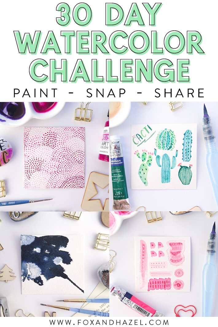 Ta Da! The 30 Day Watercolor Challenge! | Fox + Hazel