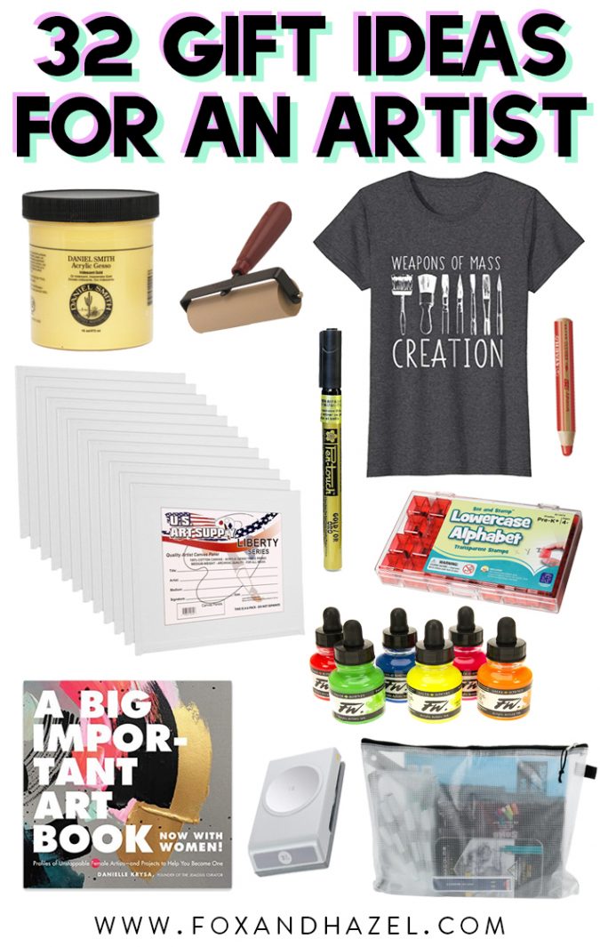 32 Fantastic & Thoughtful Gift Ideas For An Artist | Fox + Hazel