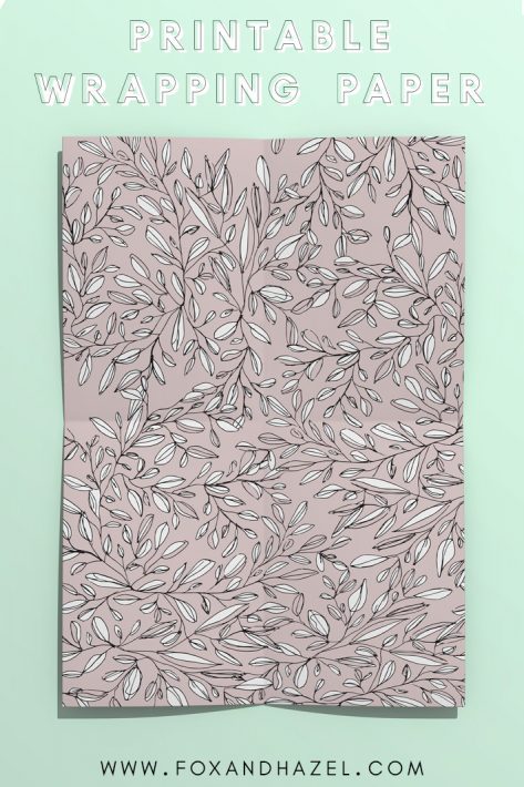 Print & Wrap: Free Printable Wrapping Paper | Fox + Hazel