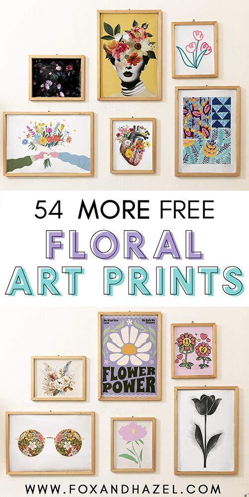 54 More Free Floral Art Prints - Fox + Hazel | free art + designs